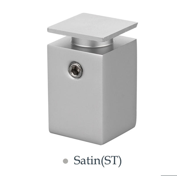 Aluminium Square Thin Head Standoff with Satin Silver Finish - 16mm x ...